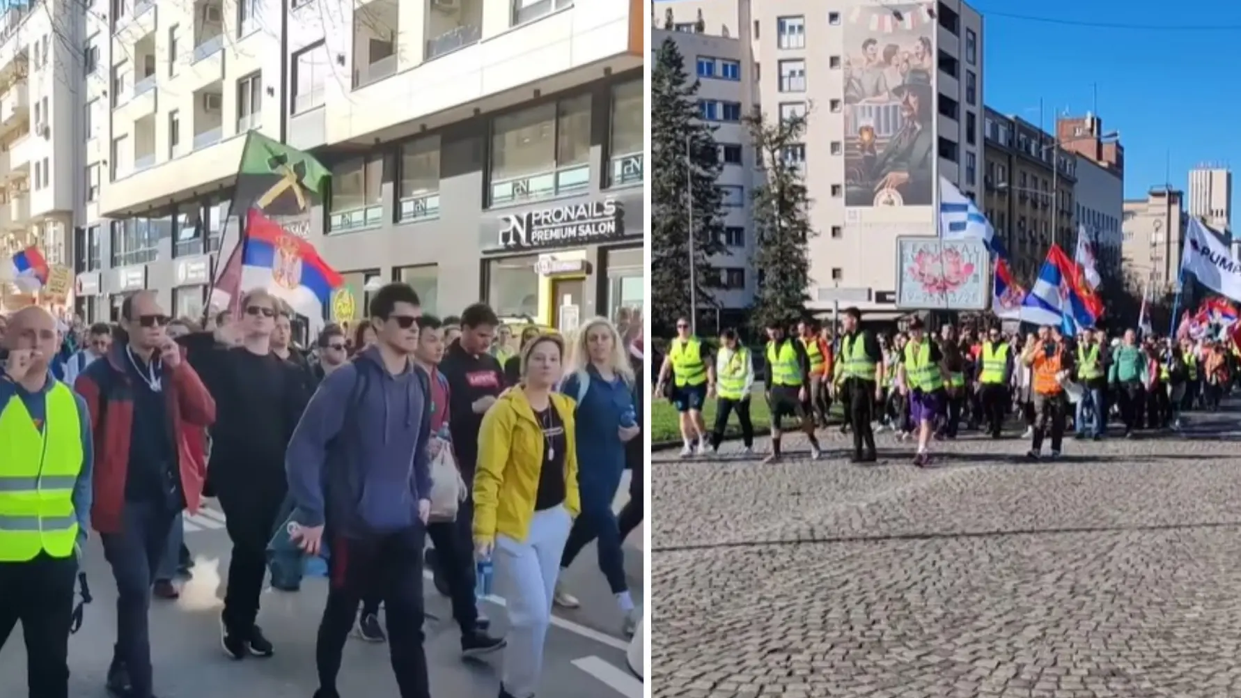 Studenti, đaci i profesori krenuli iz Novog Sada i Subotice za Beograd
